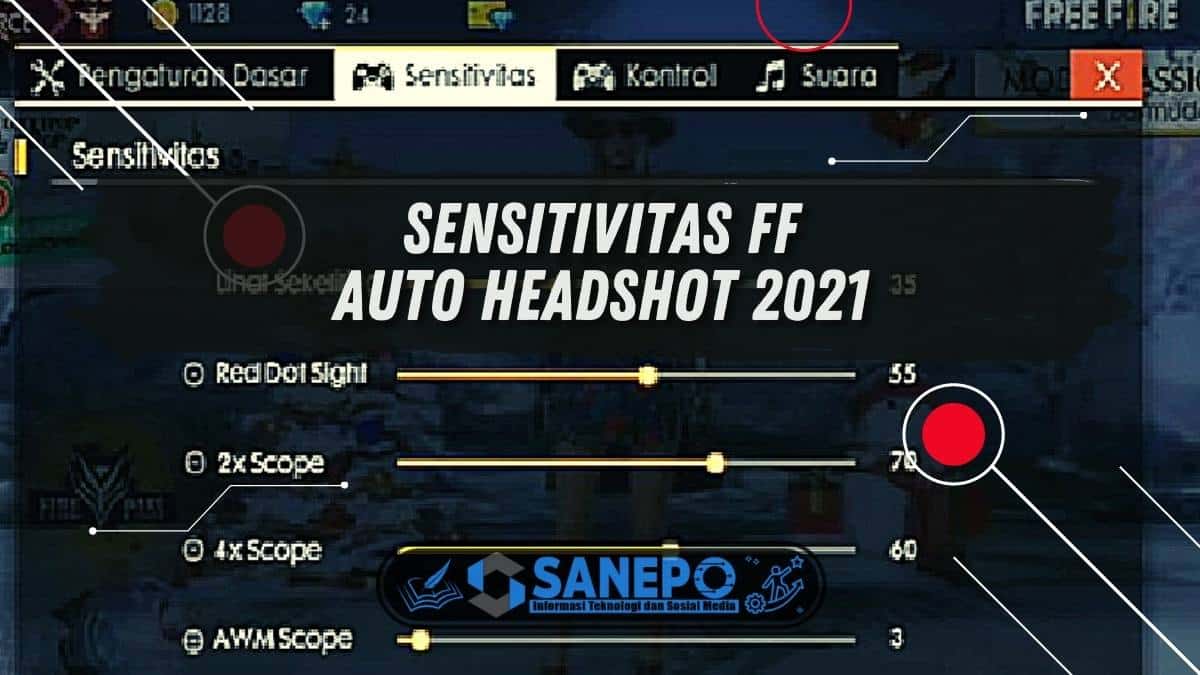 Ada Yang Baru, Sensitivitas FF Auto Headshot 2021 - Sanepo