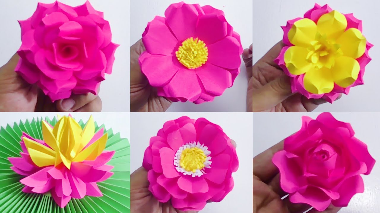 Diy Bunga Kertas Tutorial Pakai 2 Bahan Kertas Yang Bisa Dimanfaatkan
